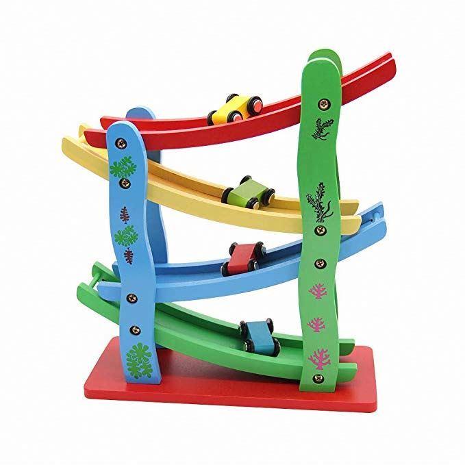 Educational Wooden Small Car Toy Ramp – Incy Wincy Kids